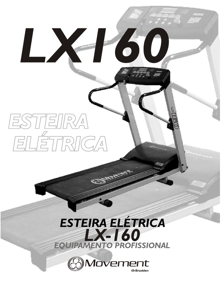 Manual Esteira Movement LX 160 PDF | PDF