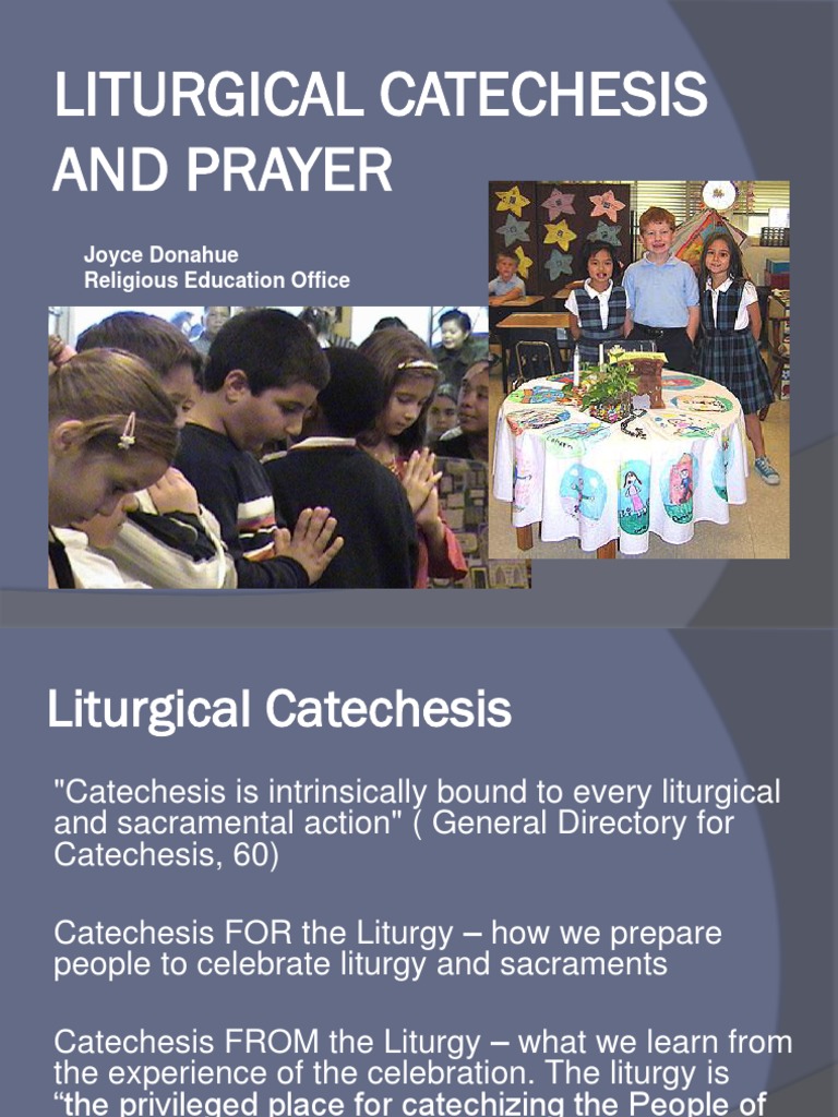 Liturgical Prayer and Catechesis For Catholic School Teachers | PDF ...