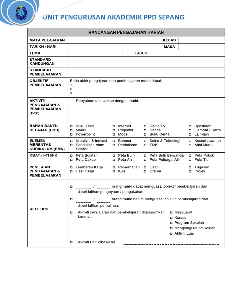 Unit Pengurusan Akademik PPD Sepang | PDF