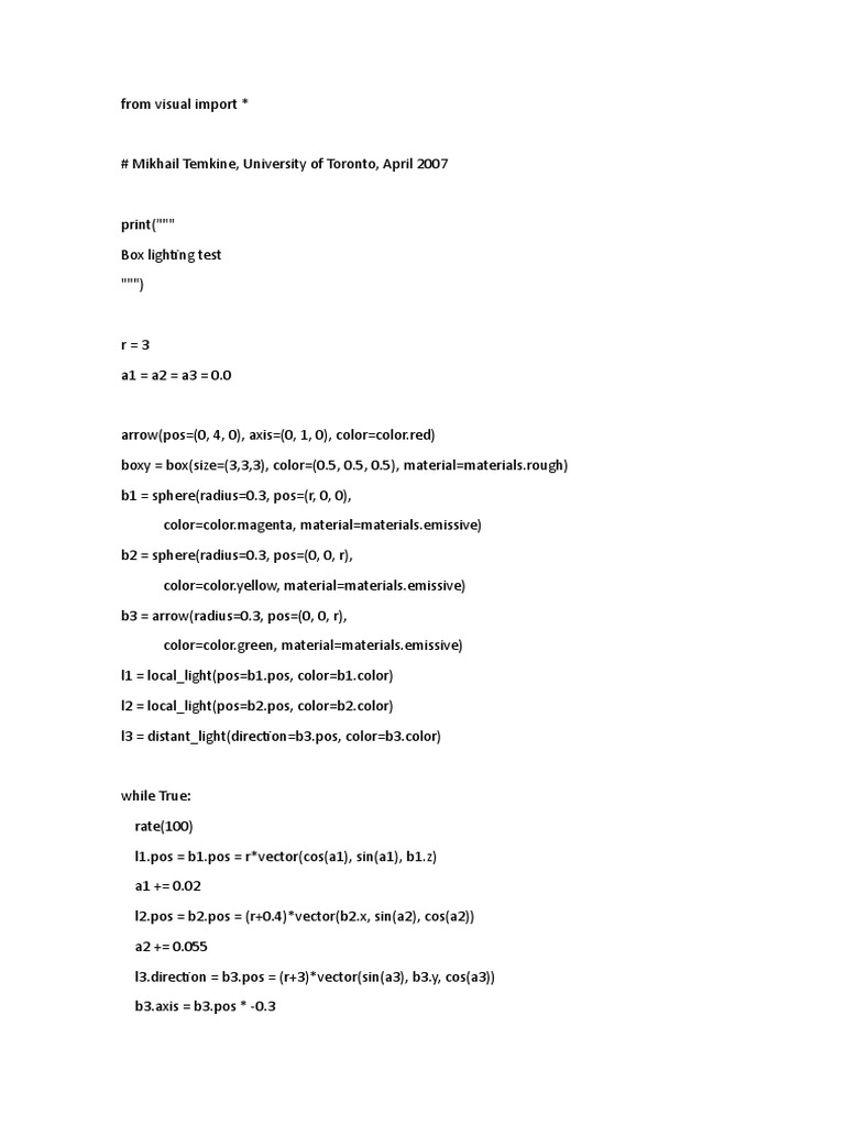 Programas en Python | PDF | Extrusion | Geometry