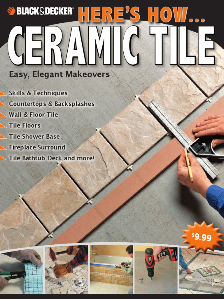 Here's How ... Ceramic Tile PDF | Download Free PDF | Drywall | Tile
