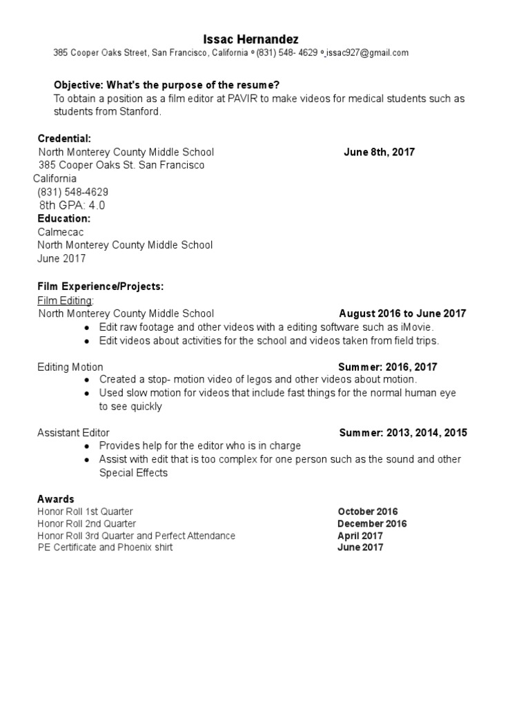 Resume Issac | PDF