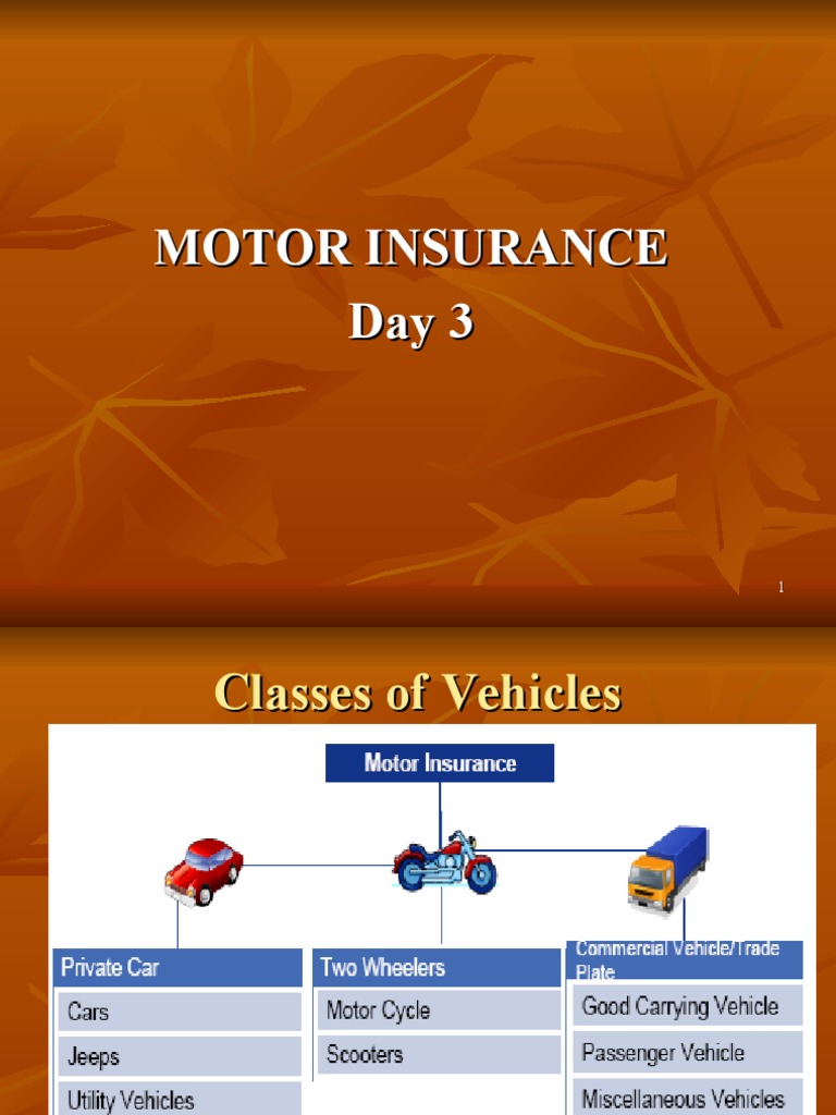 MOTOR Insurance-3 | PDF | Insurance | Depreciation