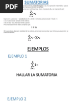Formulas Sumatoria | PDF