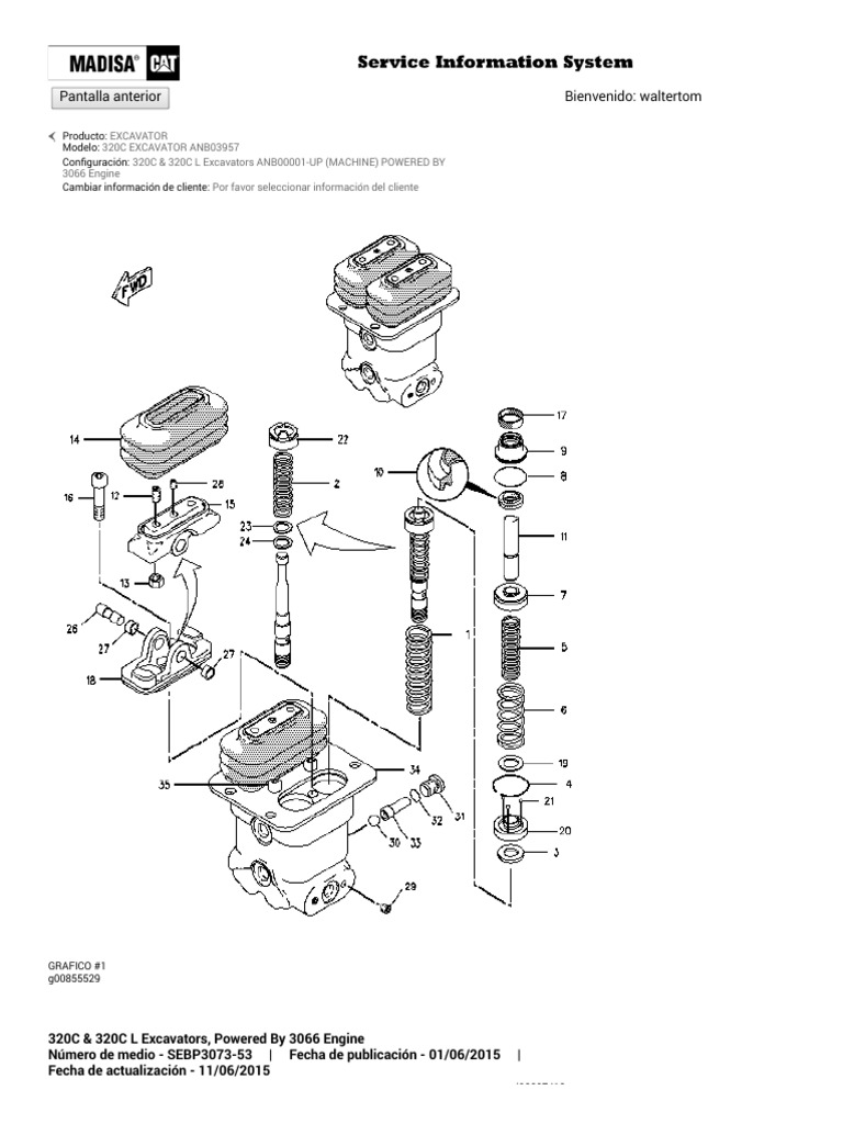 320C & 320C L Excavators ANB00001-UP (MACHINE) POWERED by 3066 Engine ...