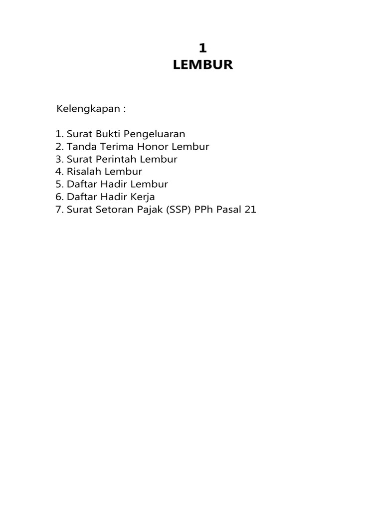 Contoh SPJ Bos#2 | PDF
