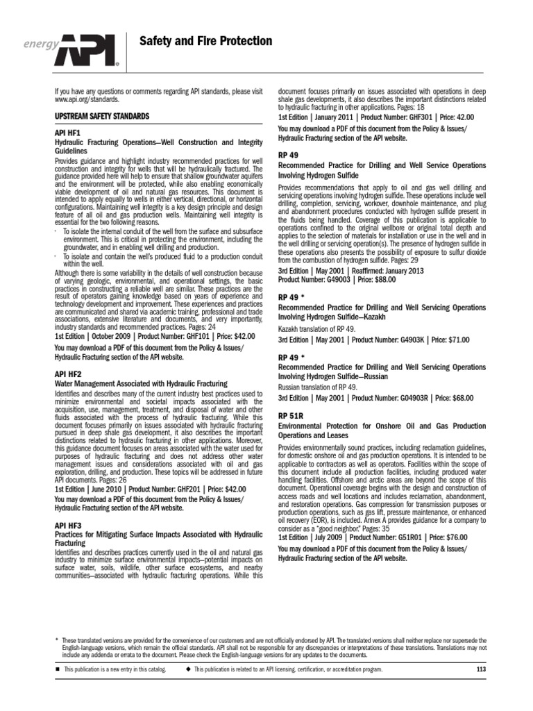 07 Safety and Fire Protection | PDF | Hydraulic Fracturing | Oil Refinery
