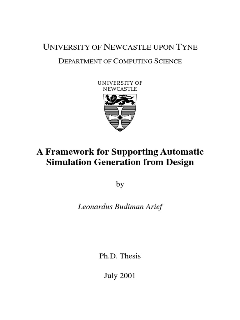 A Framework For Supporting Automatic Performance Simulation Generation From Design | PDF ...