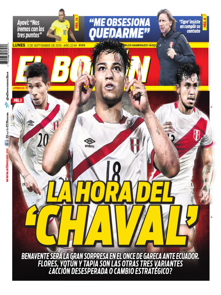 El Bocon 5 de Setiembre 2016 - El Bocon | PDF | Equipos deportivos | Perú