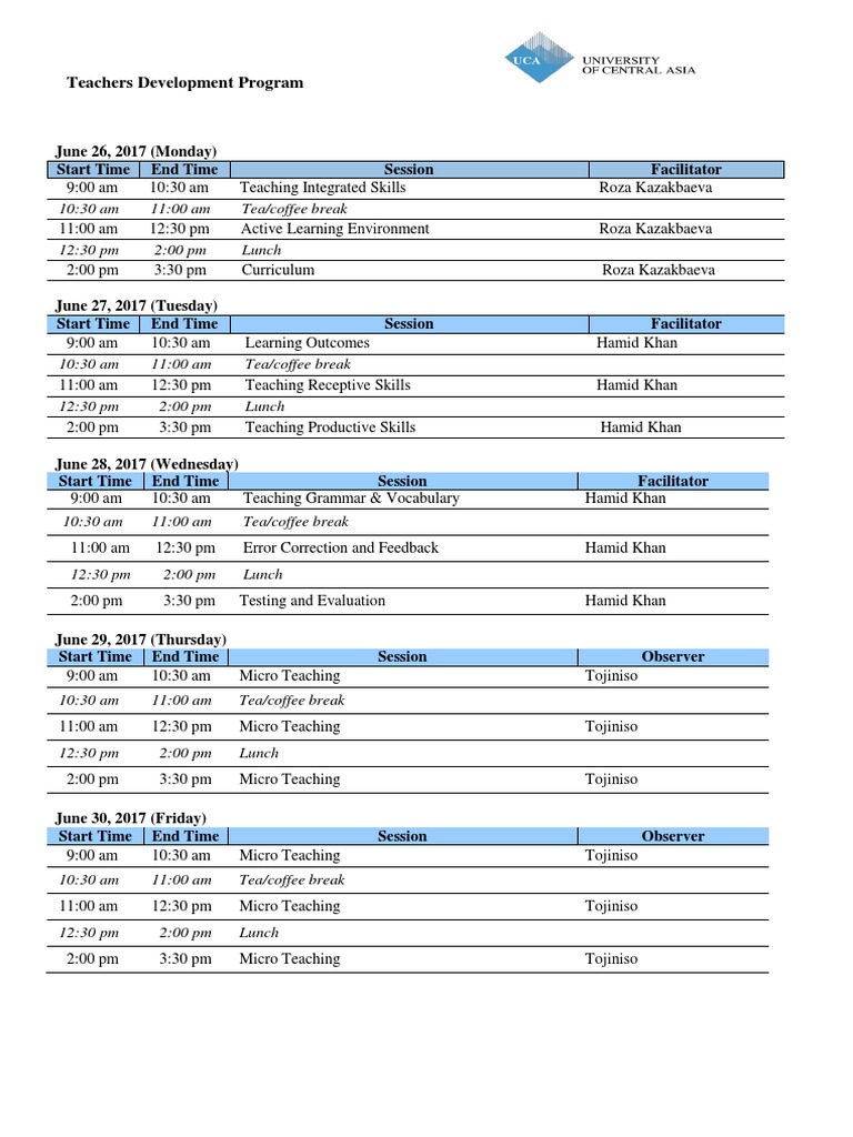 Teacehr Development Program | PDF | Language Arts & Discipline ...