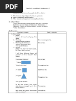 Grade 3 Detailed Lesson Plan Mathematics | PDF | Yarn | Lesson Plan