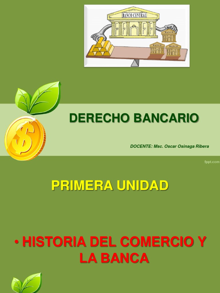 Derecho Bancario | PDF | Bancos | Sistema financiero