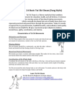 Step-by-Step Tai Chi 24 Form Guide | PDF