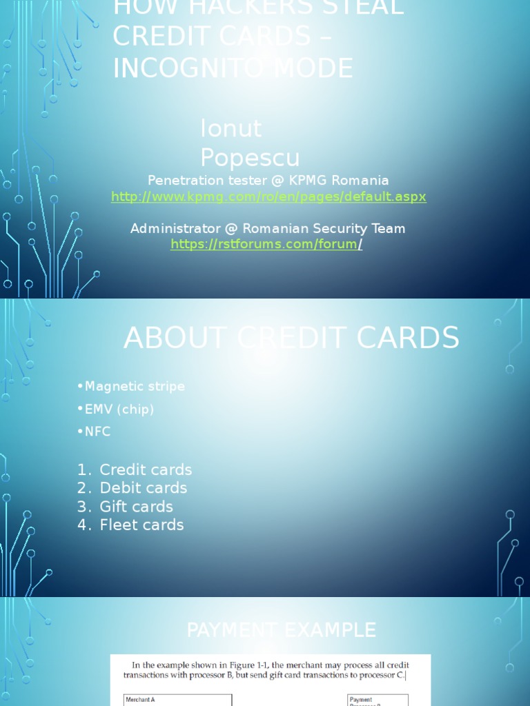 How Hackers Steal Credit Cards | PDF | Emv | Hypertext Transfer Protocol