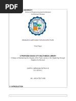 Sample Architectural Thesis Proposal | PDF | Manila | Innovation