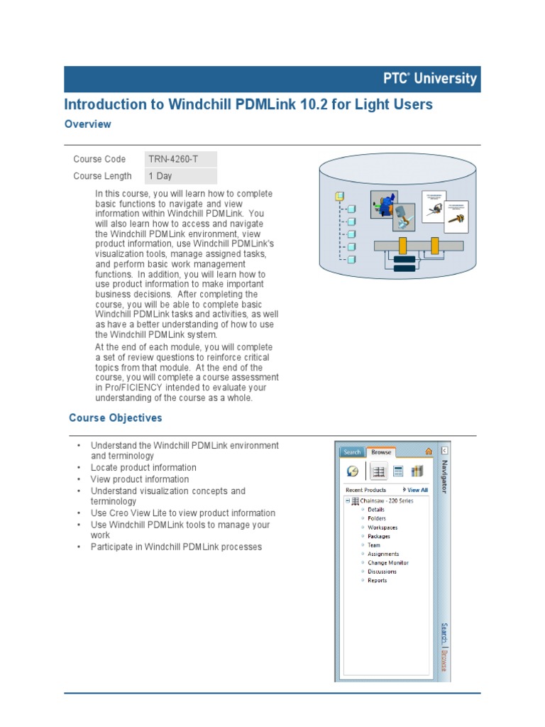 Introduction To Windchill Pdmlink 10.2 For Light Users | PDF ...