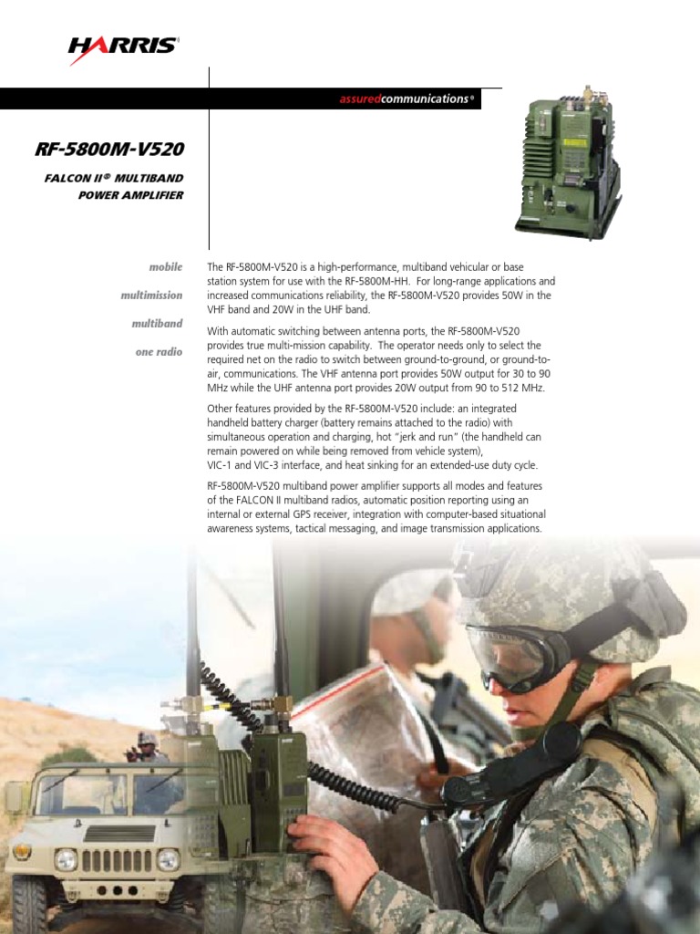 Handheld - Hariss 5880m-Hh104 Multiband | PDF | Ultra High Frequency | Radio