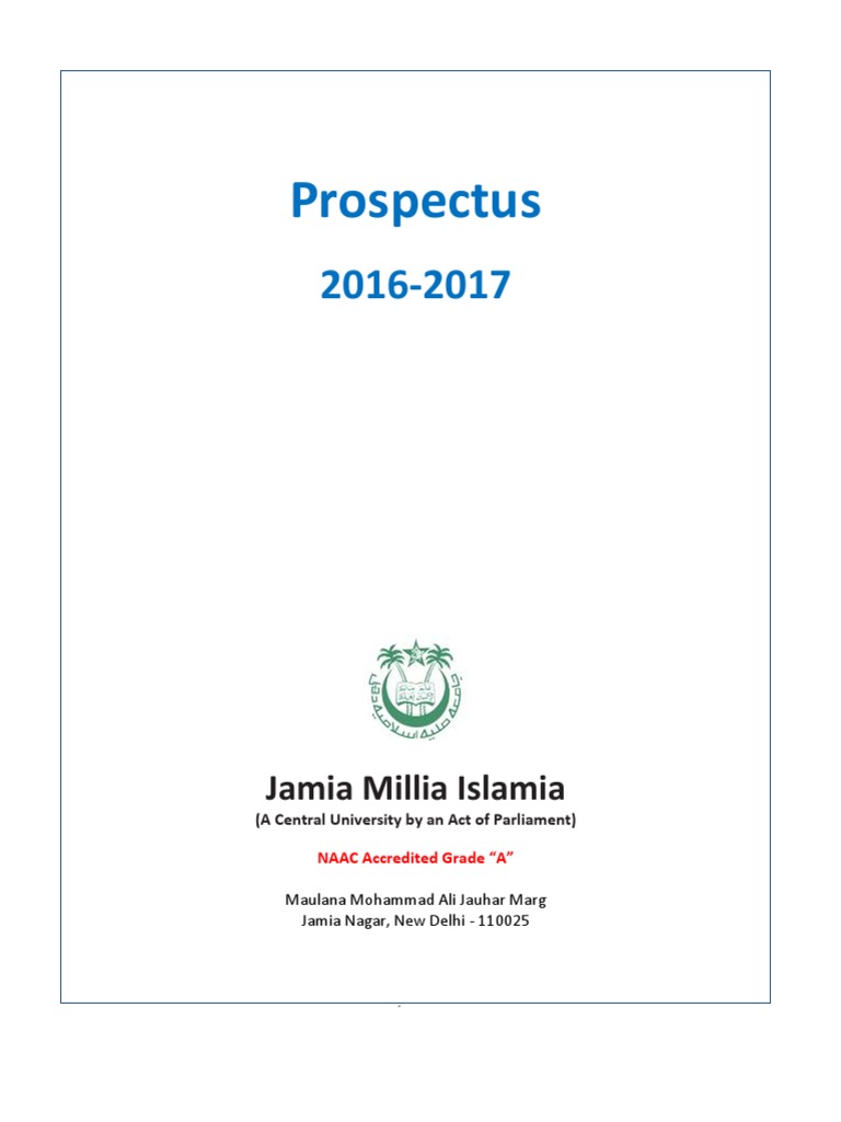 Prospectus 2016 | PDF | University And College Admission | Academia