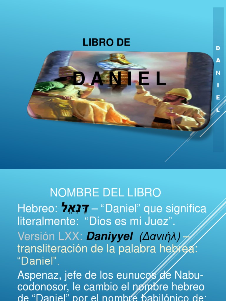 Libro de Daniel | PDF | Daniel (figura bíblica) | Libro de daniel