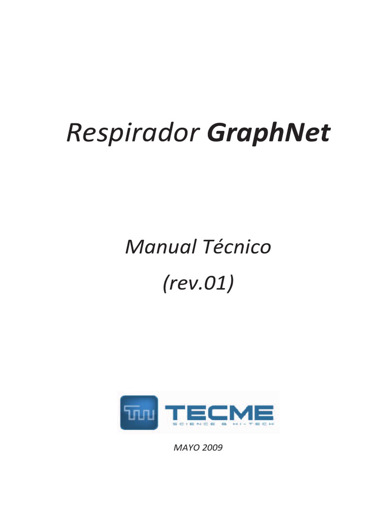 Tecme GraphNet Ventilator - Service Manual (Es) | PDF