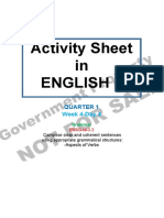 Tenses Do As Directed Sample | PDF | Grammatical Tense | Grammar
