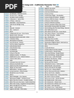 Videoke Song Book | PDF | Singers | American Musicians