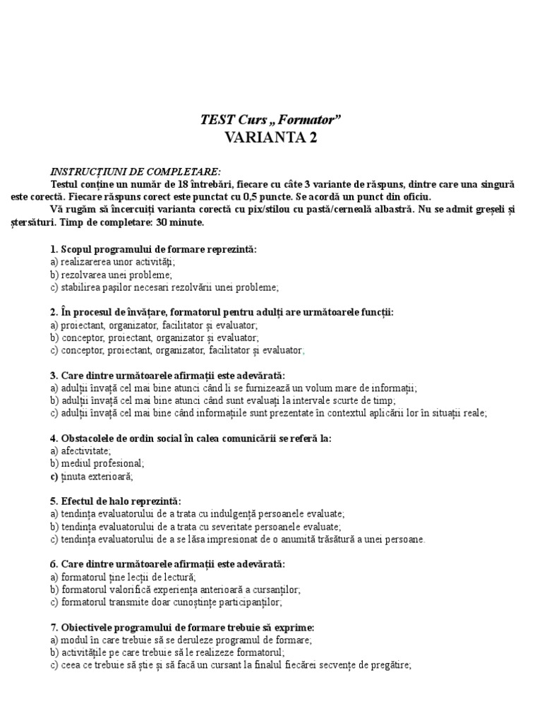 Test Formator 2 | PDF