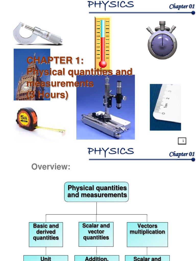 Physical Quantities and Measurements (3 Hours) | PDF | Euclidean Vector | Kilogram