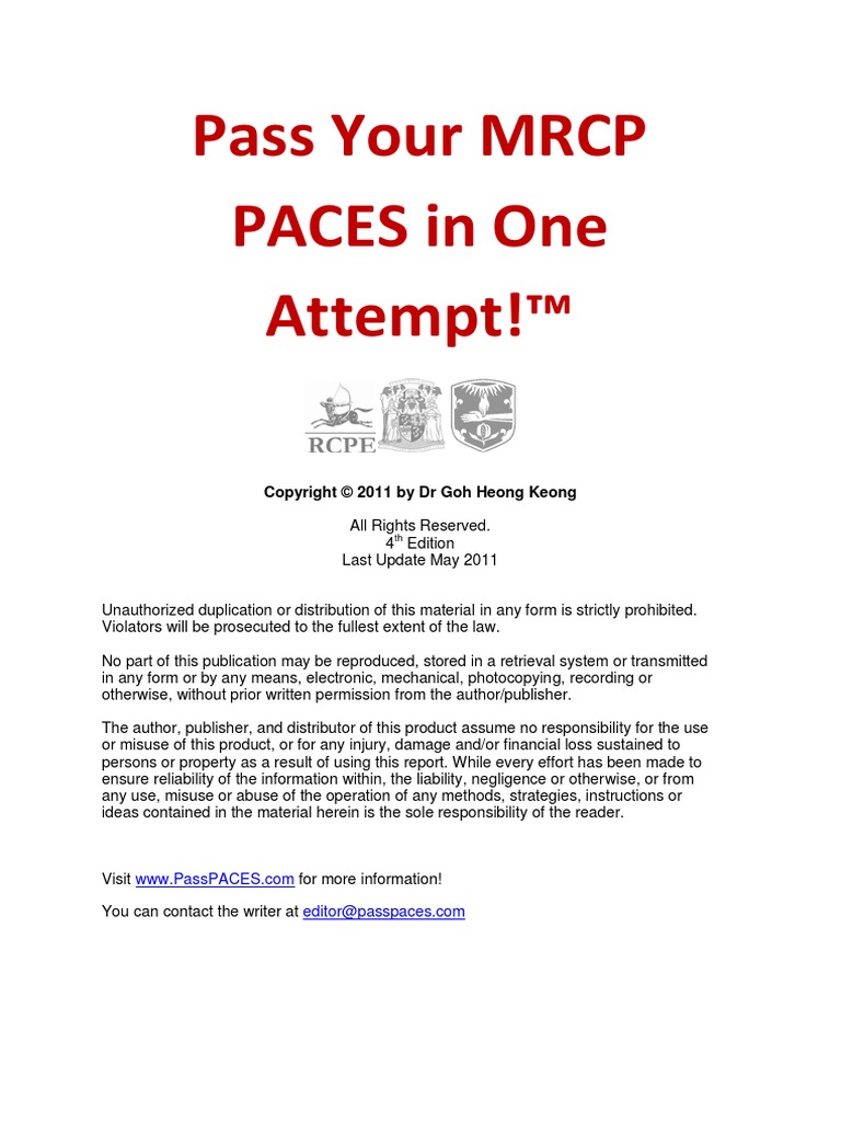 Pass Paces Eb | PDF | Physical Examination | Medicine