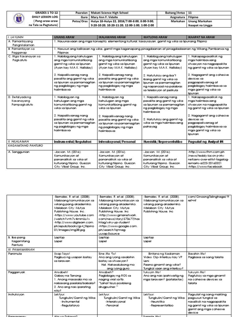 Linggo 4 Revised | PDF