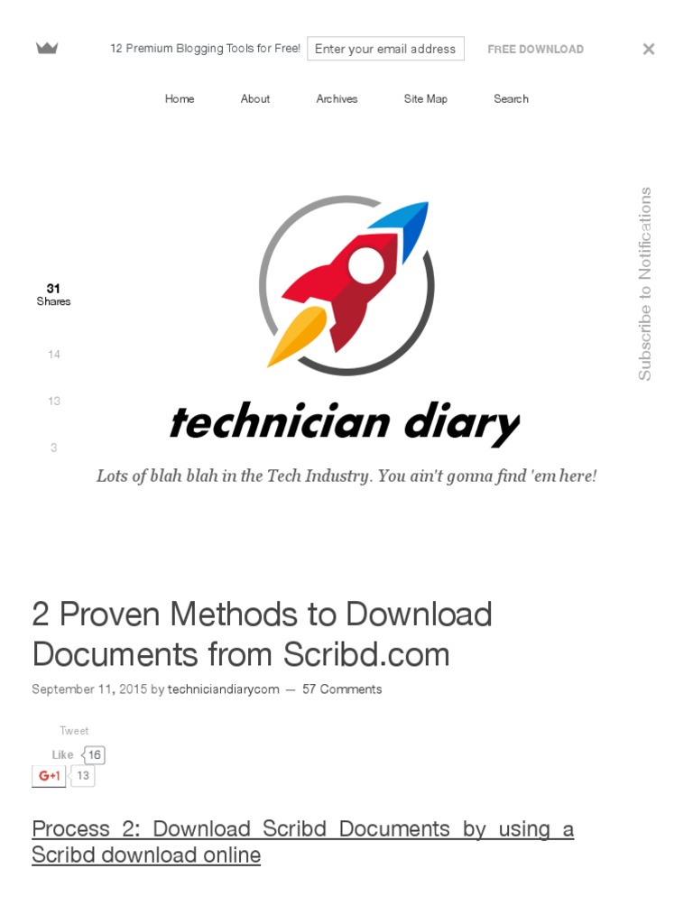 Dlscrib.com Scribd Downloader Scripts and Tricks to Download Without ...