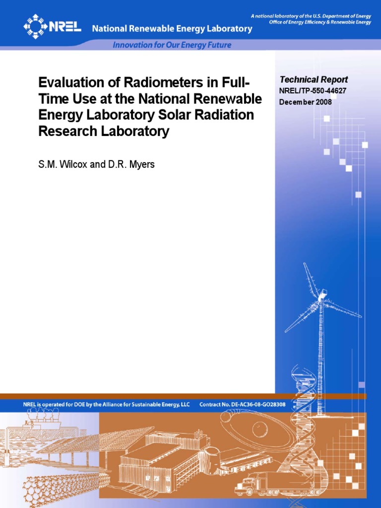 Evaluation of Radiometers in Full - Time Use at The National Renewable ...