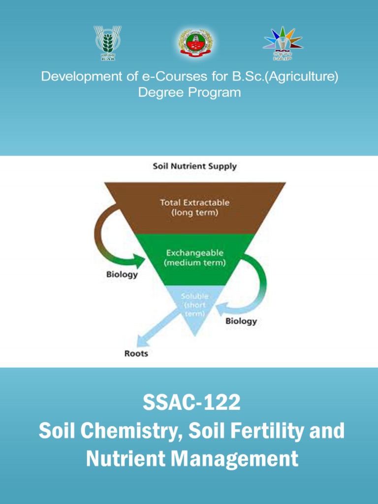 Soil Chemistry Soil Fertility Nutrient Management | PDF | Plant ...
