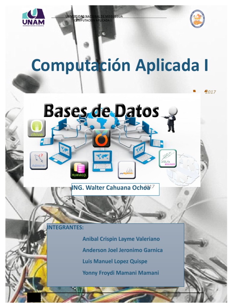Comparativa de Sistemas de Gestión de Bases de Datos | PDF | SQL | Bases de datos