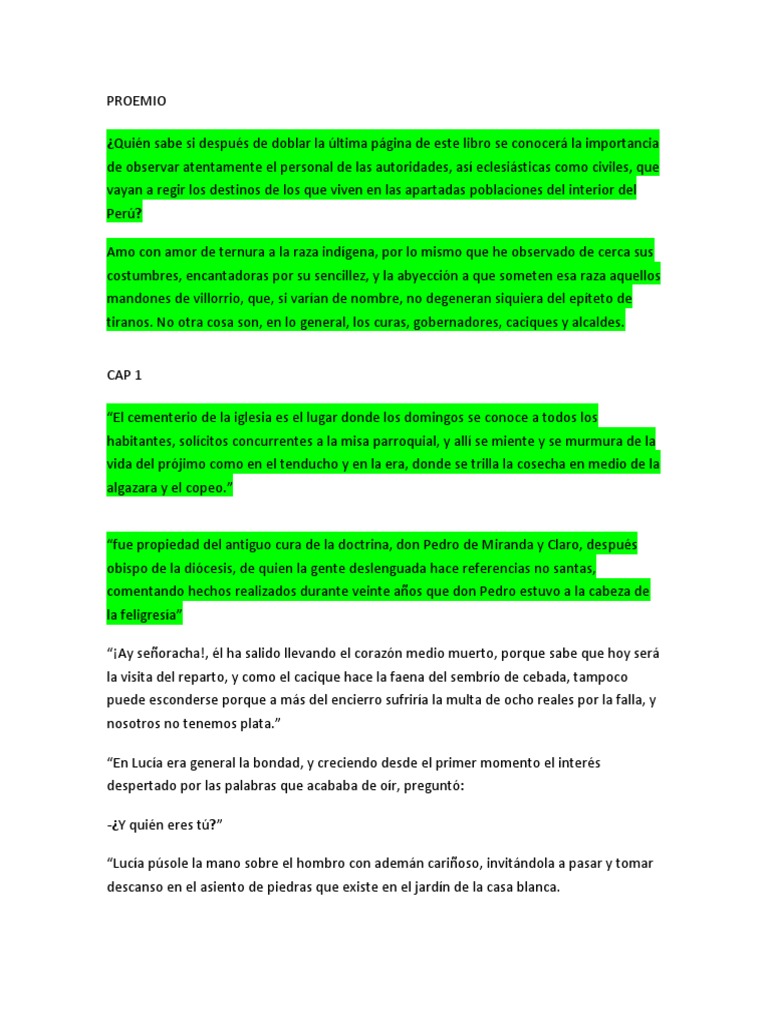 Citas - Aves Sin Nido | PDF | Sacerdote | Cerebro