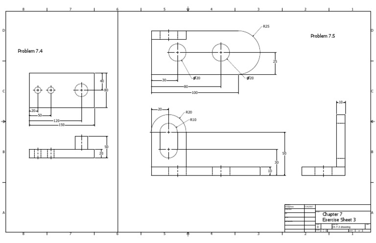 Problem 7.5: CH 7.3 Drawing D | PDF