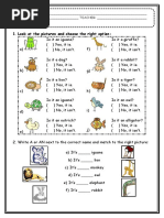 My Family 2ND Grade | PDF
