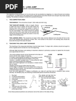 Long Jump Lesson Plan | PDF | Running