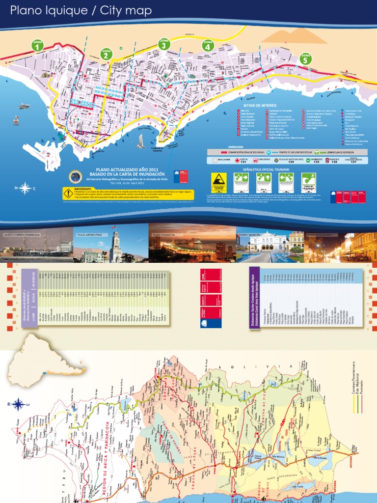 Mapa Iquique Sernatur | PDF | Peligros geológicos | Temblores