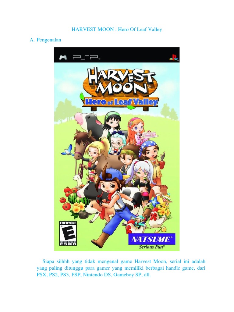 Walkthrough Harvest Moon HOLV | PDF