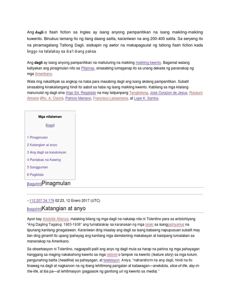 Dagli | PDF