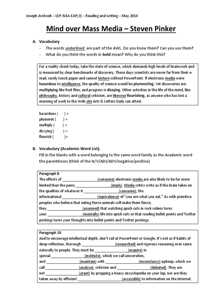 Mind Over Mass Media | PDF | Mass Media | Epistemology