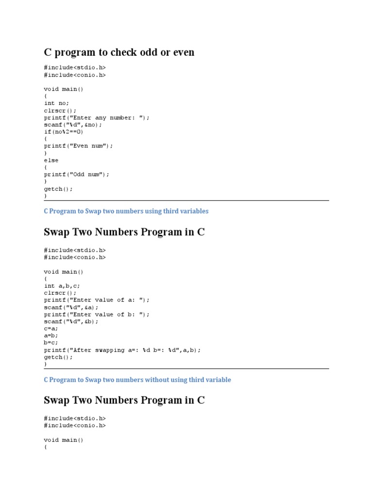 C Program To Check Odd or Even | PDF | Ascii | String (Computer Science)