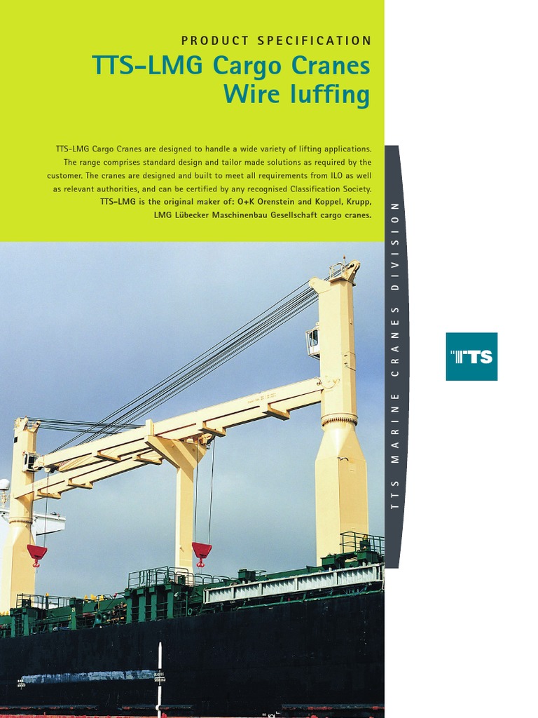 TTS-LMG_Cargo_Cranes.pdf | Crane (Machine) | Bearing (Mechanical)