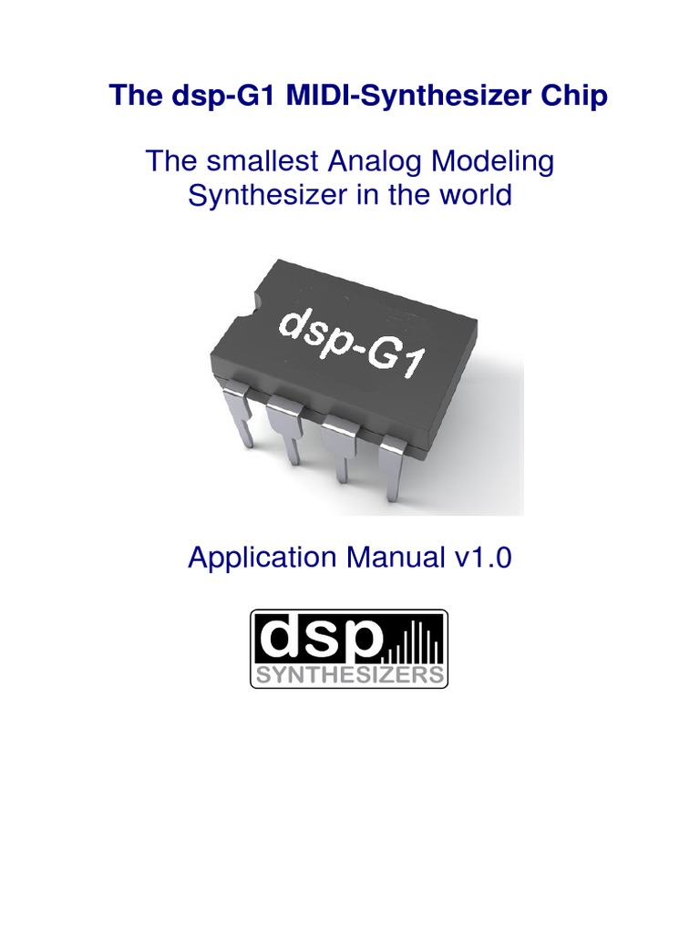 dsp-G1 Manual v1.0 | PDF | Synthesizer | Electronic Engineering