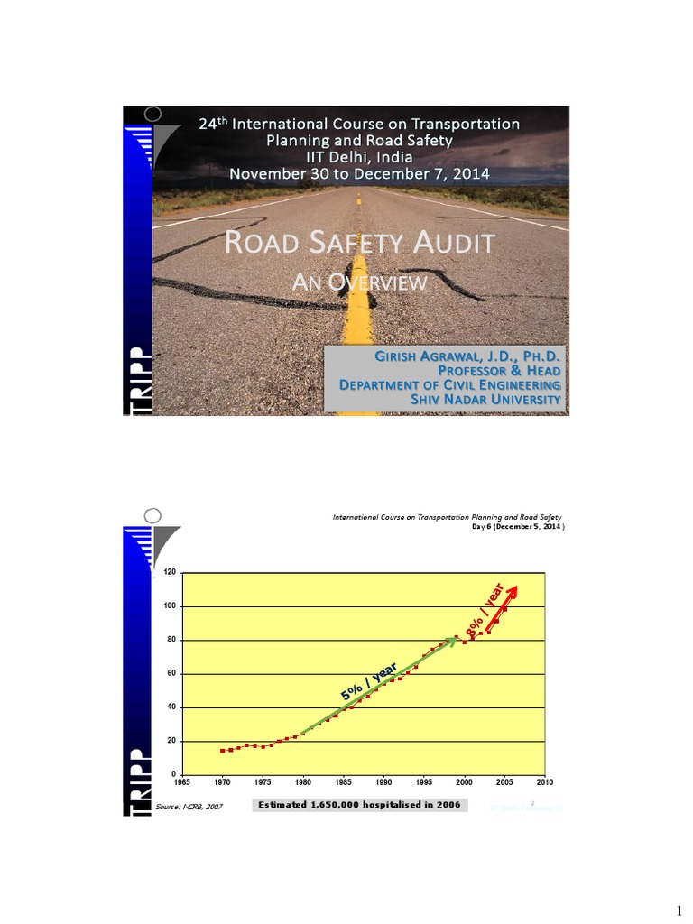 Road Safety Audit Principles-GA | PDF | Road Traffic Safety | Road