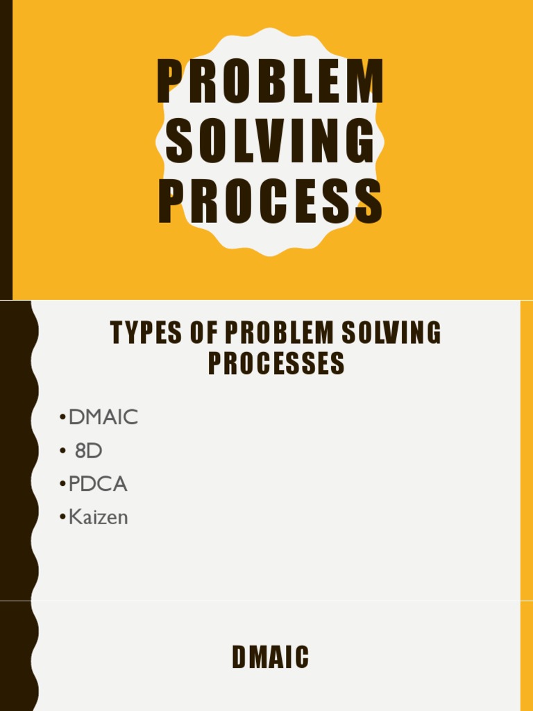 Problem Solving Process | PDF | Business Process | Cognitive Science