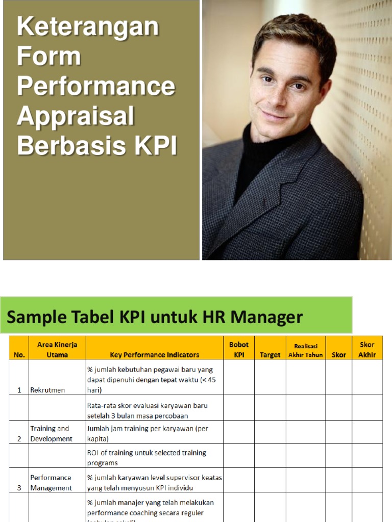 Penjelasan Cara Mengisi Form Performance Appraisal Berbasis KPI | PDF