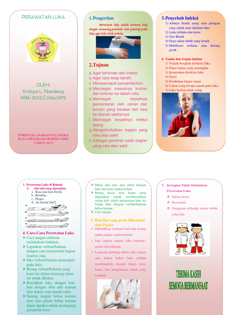 Leaflet Perawatan Luka | PDF