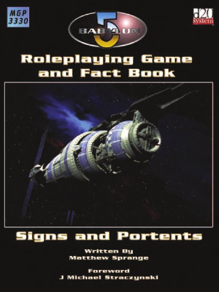 MPG 3330 Babylon 5 RPG and Fact Book 1st Edition | PDF | D20 System | Works